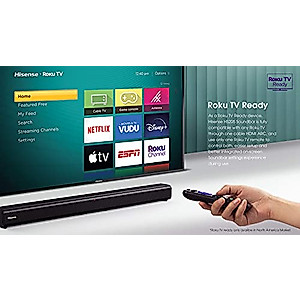 Hisense 2.0 Channel Sound Bar Home Theater System with Bluetooth (Model HS205) (Renewed)