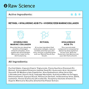 Retinol Cream for Face, Anti Wrinkle Face Cream with Collagen for Women & Men, Anti Aging Cream - Vitamin E & Hyaluronic Acid for Skin Care, Day & Night Cream, Revitalizing Face Moisturizer - 1.7 OZ