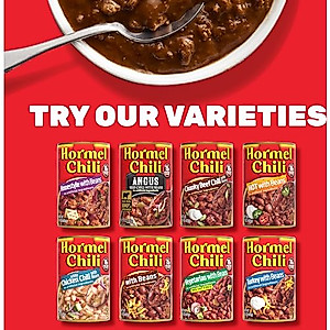 HORMEL Chili Hot No Beans, No Artificial Ingredients, 15 Oz