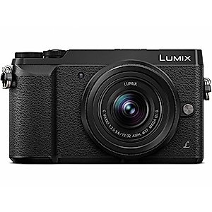 PANASONIC LUMIX GX85 Camera with 12-32mm Lens, 4K, 5 Axis Body Stabilization, 3 Inch Tilt and Touch Display, DMC-GX85KK (Black USA)