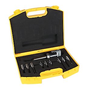 findmall 9Pcs Boring Head 1/2 Inch Carbide Boring Bar Set Milling with MT2 Handle 3/8-16 Thread 2 Inch Boring Bar Set