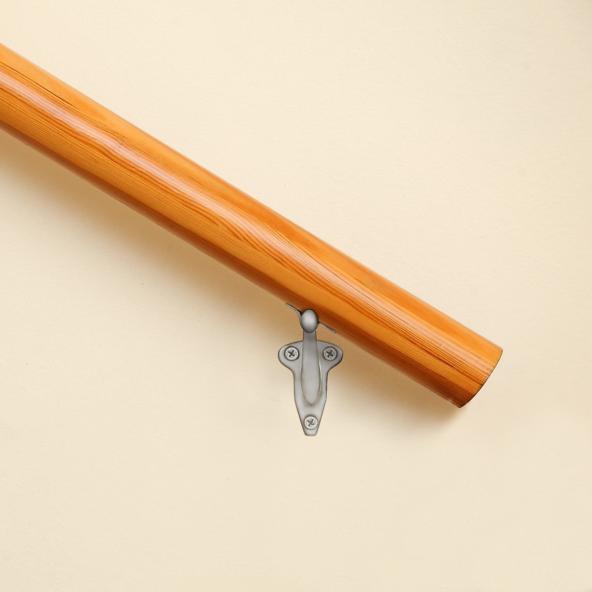 5-Pack Standard Handrail Brackets for Stairways and Hallways, Satin Nickel – Design House, 182006