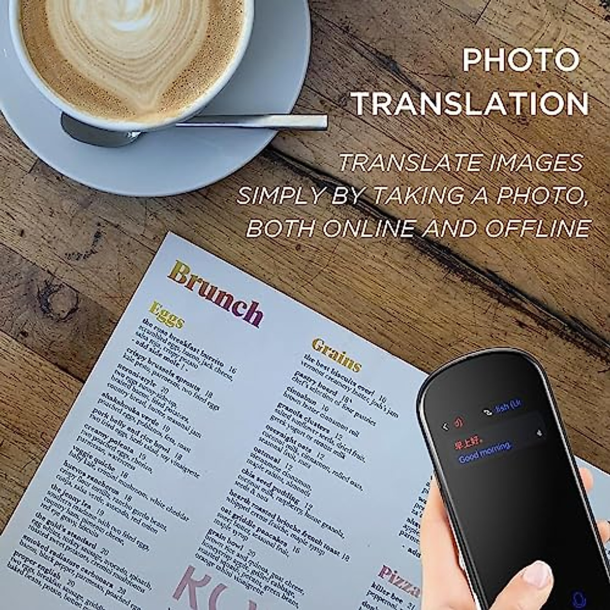 Dododuck 4 Translator Device: Real-Time & Offline Voice and Image Translations - 138 Languages, EU Optimized, 3-inch Touchscreen, 180hr Battery - Essential for Travel & Business