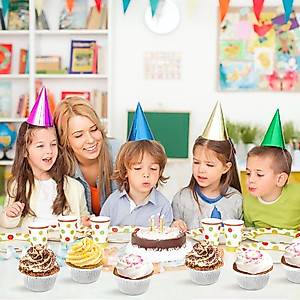 Baking Cups Cupcake Liner, 150 Pack Aluminum Foil Cupcake Pan 4 Ounce Muffin Liners Pudding Liners Holders (150)