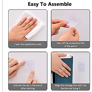 BAOOOFU Plastic Bag Holder Wall Mount, Trash Bag Dispenser Roll Holder Kitchen Under Sink, Grocery Bags Storage Hanging Over Cabinet Door Bag Saver, 27.5cm x 10cm x 10cm (White)