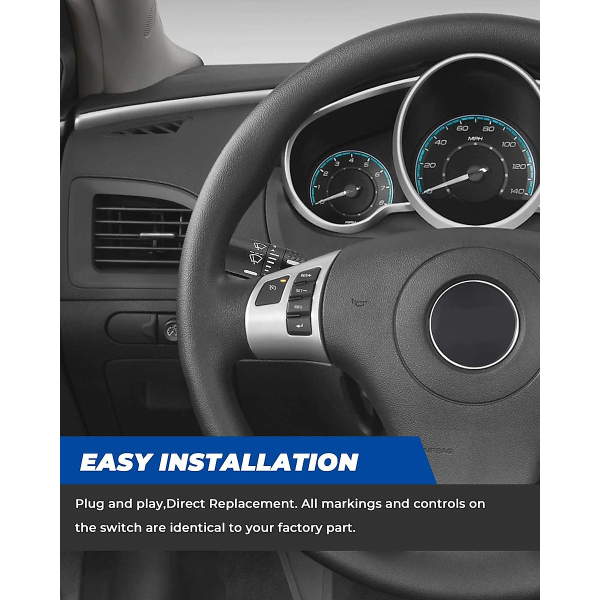 SW3929 Turn Signal Switch Compatible with 02-05 Explorer 03-06 Expedition Headlight Dimmer Switch, CBS-1172, 2L2Z13K359AAB