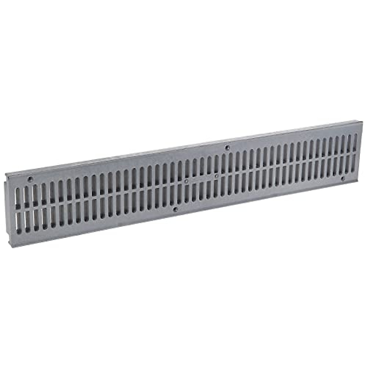 NDS, Gray 241-1 Spee-D Channel Drain Grate, 4-1/8 in. wide X 2 ft. long