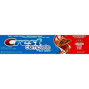 Crest Whitening Expressions Fluoride Anticavity Toothpaste, Cinnamon Rush, 6 oz