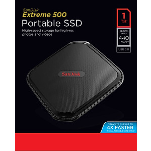 SanDisk Extreme 500 Portable SSD 1TB SDSSDEXT-1T00-G25