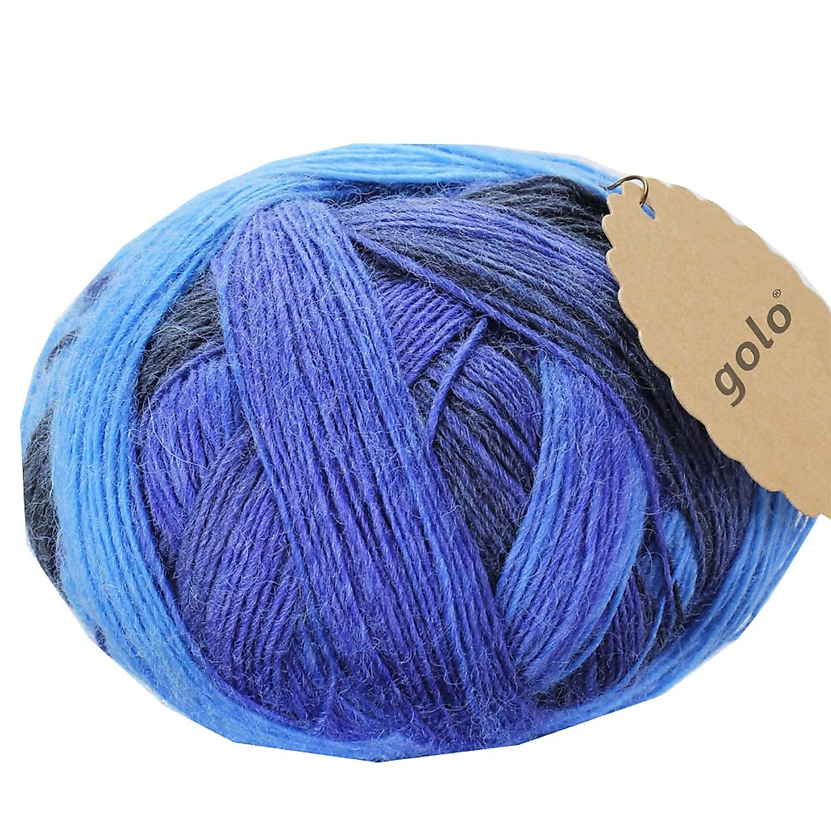 Wool Yarn for Crocheting 3.5oz Cashmere Multicolor Yarn Fancy Yarn MQ5-014