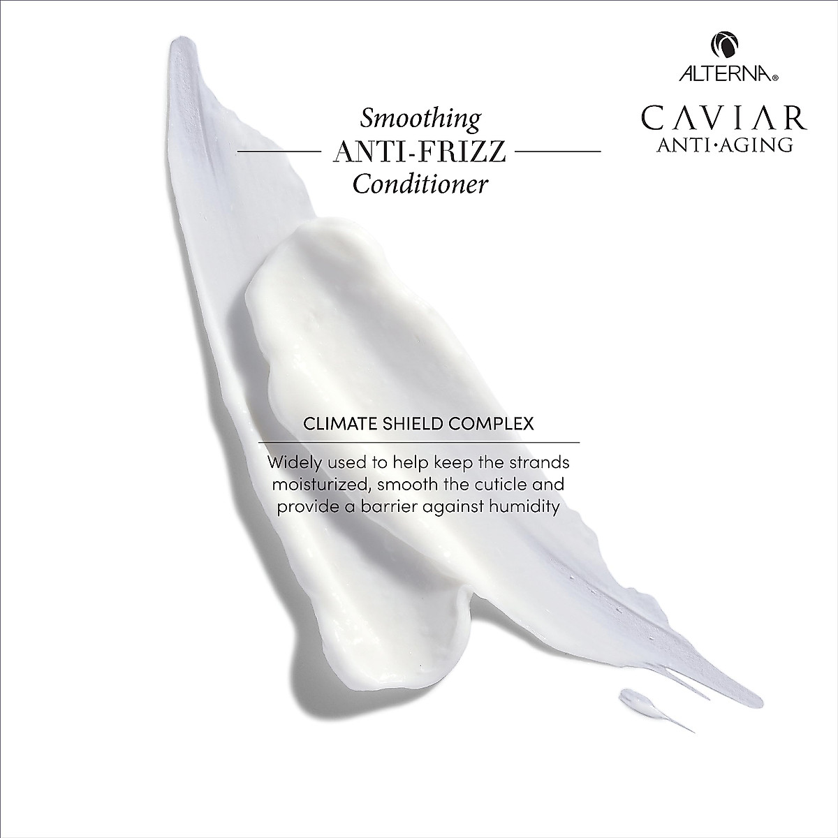 Alterna Haircare CAVIAR Anti-Aging Smoothing Anti-Frizz Conditioner 8.5 Fl Oz| For Medium, Thick Hair | Smooths Hair, Tames Frizz | Sulfate Free