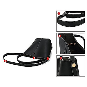 Scarleton Dual Color Crossbody Bag, Handbag for Women, Tote Bag H205901 - Black