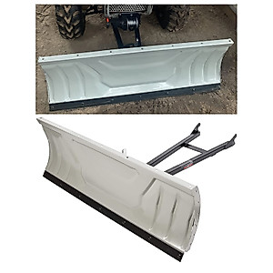 KUAFU Snow Plow Blade Universal Kit Steel Adjustable 48" Complete Universal Kit Package Compatible with ATV Honda Kawasaki Polaris Aeon Crossland Arctic-Cat Alterra (You Will get 2 Packages)