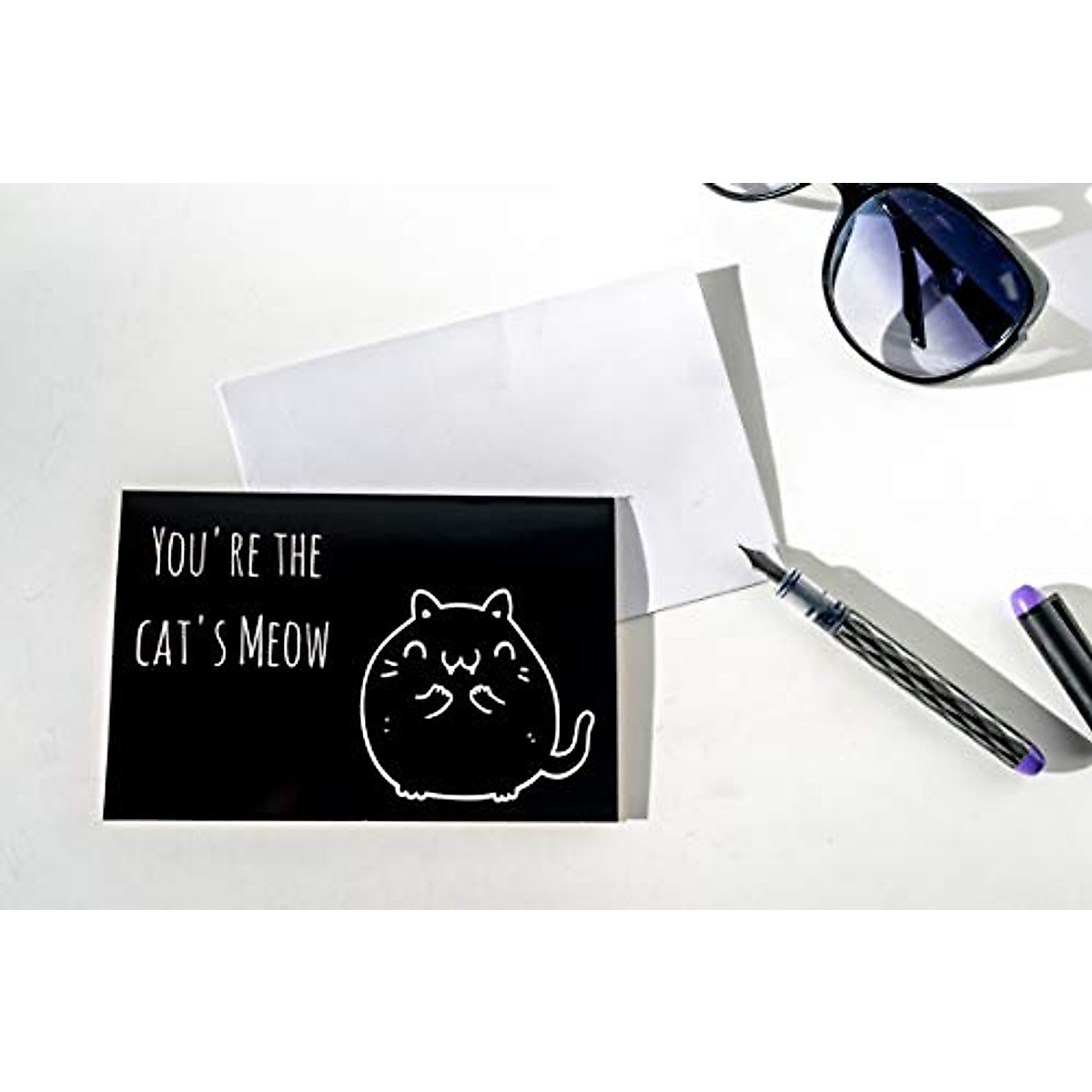 Thank You Card Pack of 52 (with Envelopes) by Eat That Frog | Cute and Funny Designs to Make Them Laugh | Great for Graduation, Wedding, Holidays, Etc. | by Eat That Frog (Funny and Punny, 52 Pack)