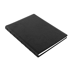 Filofax 115032 Saffiano Notebook, A5, Black