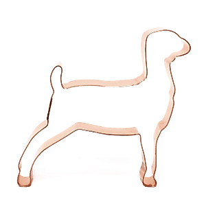Boer Goat Farm Animal Cookie Cutter 3.75 X 4 inches - Handcrafted Copper Cookie Cutter by The Fussy Pup