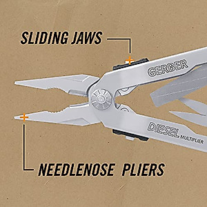 Gerber Gear Diesel Multi-Plier, Stainless Steel [22-01470]