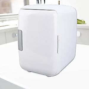 Folanda Mini Fridge, 4 Liter/6 Can Portable Thermoelectric Cooler and Warmer, Personal Small Compact Refrigerator for Skin Care, Cosmetics, Beverage, and Food, 100% Freon Free & Eco Friendly(3#)