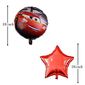 Cars Party Supplier 5PCS Cars Foil Balloons for Kids Birthday Baby Shower Cars Theme Party Decorations