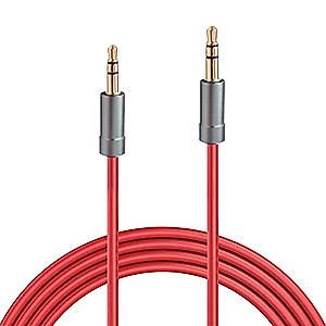 Audio Cable Extension Cord Compatible with Bose 700/QC25/QC35/QuietComfort 25/QuietComfort 35/On-Ear 2/OE2/OE2i Soundlink SoundTrue On Ear Headphones (Red)