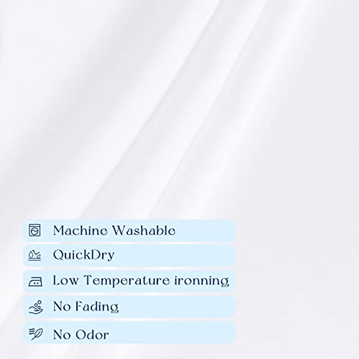 Yabool White Table Cloth Rectangle,Polyester Table Cloth, Wrinkle Resistant Washable Polyester Table Cover for Wedding Dining Table Buffet Parties and Camping. (White, 60 x 102 Inch 6Pack)