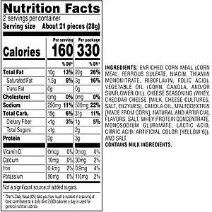 Cheetos Cheese Flavored Snacks, Crunchy, 2 Ounce (Pack of 64)