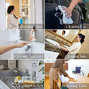 GOLD TEXTILES 48 Pack Economy White Washcloths Set (12x12 inches) - Cotton Blend Commercial Grade Cleaning Rags, Quick Drying & Soft Face Cloths, Fingertip Towels for Bathroom, Spa, Gym, and Kitchen