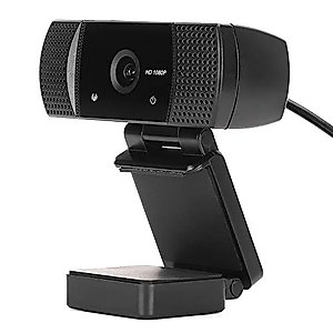 Zyyini Bindpo Mini Webcam with Stereo Microphone, USB2.0M HD 1080P Web Camera for PC Computer Laptop, Plug and Play, Streaming Webcam for SkypeZoomYouTubeWeChat (Black)