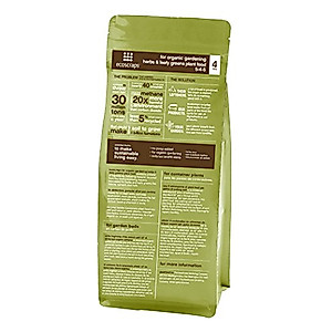 EcoScraps for Organic Gardening Herbs and Leafy Greens Plant Food, 4 lbs