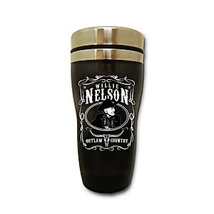Willie Nelson Travel Mug Outlaw Country - Mid-South Products