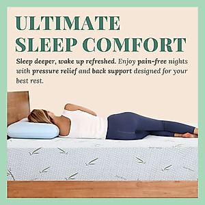 Wamnexti 8in Gel Memory Foam Mattress for Queen Size Bed, Medium Firm, Breathable Removable Cover