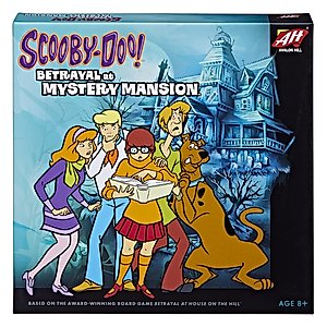 Hasbro Gaming Avalon Hill Scooby Doo in Betrayal at Mystery Mansion | Official Betrayal at House on The Hill Board Game | Ages 8+ Black