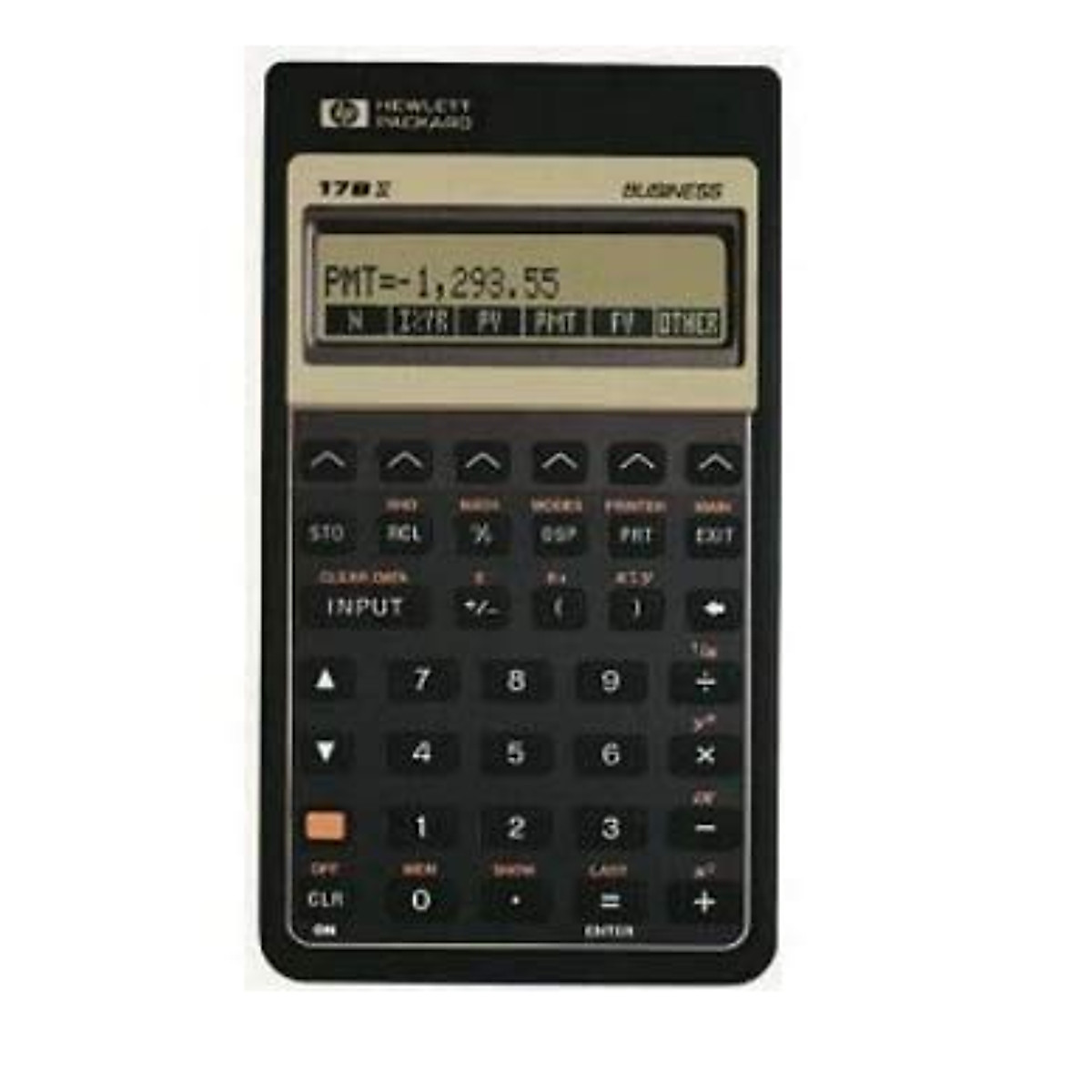 HP 17BII Business Financial Calculator, Black