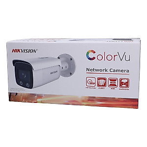 DS-2CD2T27G1-L 2MP Full Color IP 247 Color Night Vision 4mm PoE Large Bullet H.265 IP67 Outdoor English Version Compatible with Hikvision NVR DS-7608NI-Q2/8P DS-7616NI-Q2/16P