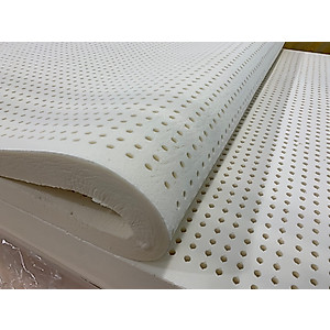 Dormir True Green Premium 100% Natural Organic Latex Mattress Topper (2"" Queen Firm No Cover) - GOLS Certified Quality for Exceptional Comfort, Durable, Firm & Bouncy, Cream