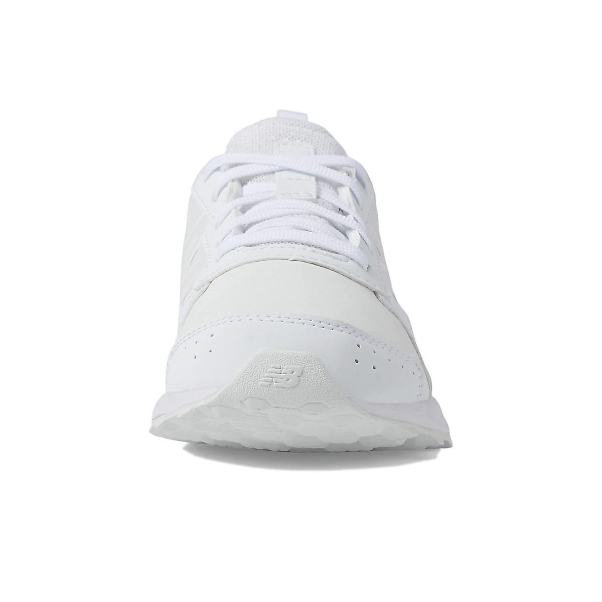 New Balance Kid's Fresh Foam 650 V1 Lace-up Running Shoe, White/White, 6.5 Wide Big Kid