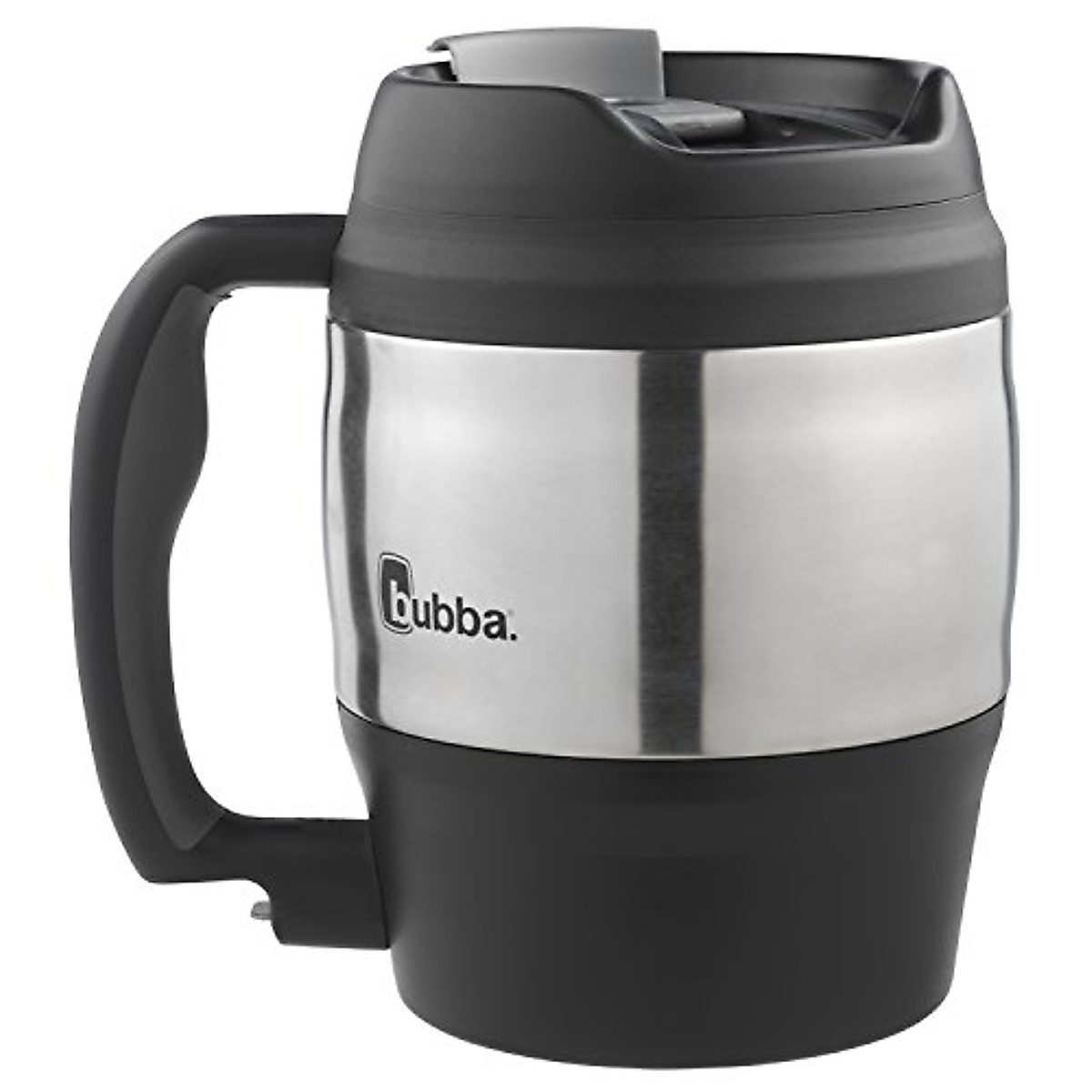 Bubba Classic Insulated Mug, 52oz Double-Insulated Mug with Handle, Bottle Opener, and Tightly Sealed Lid, Keeps Drinks Hot or Cold for Hours, Licorice