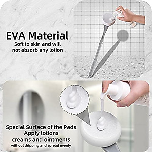 Lotion Applicator for Back, 20.5” Back Lotion Applicator, Back Lotion Applicators for Your Back, Easy Reach and Washable, Back Self Tanner Applicator