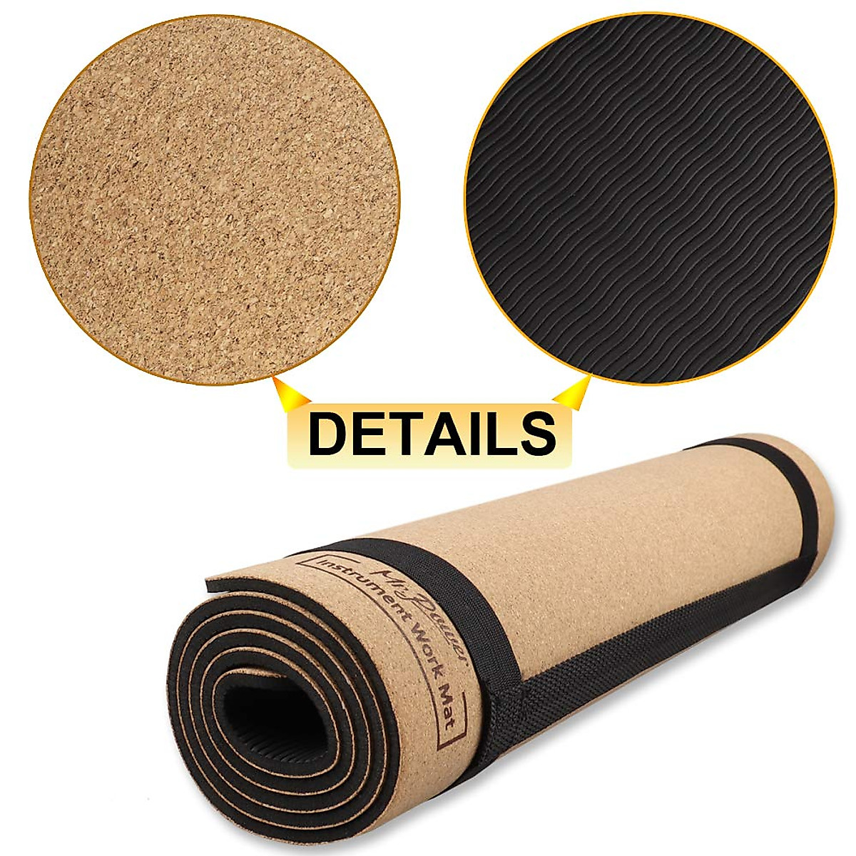 Mr.Power Guitar Work Mat 41 x 17 inch Instrument Work Mat Guitar Cleaning Luthier Tool Suitable for Guitar, Bass, Banjo, Mandolin, Ukulele etc.