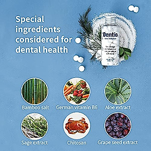 Whitening Toothpaste Tablets, for Camping, Travel, Fresh Breath (120 Count)