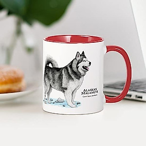 CafePress Alaskan Malamute Mug Ceramic Coffee Mug, Tea Cup 11 oz