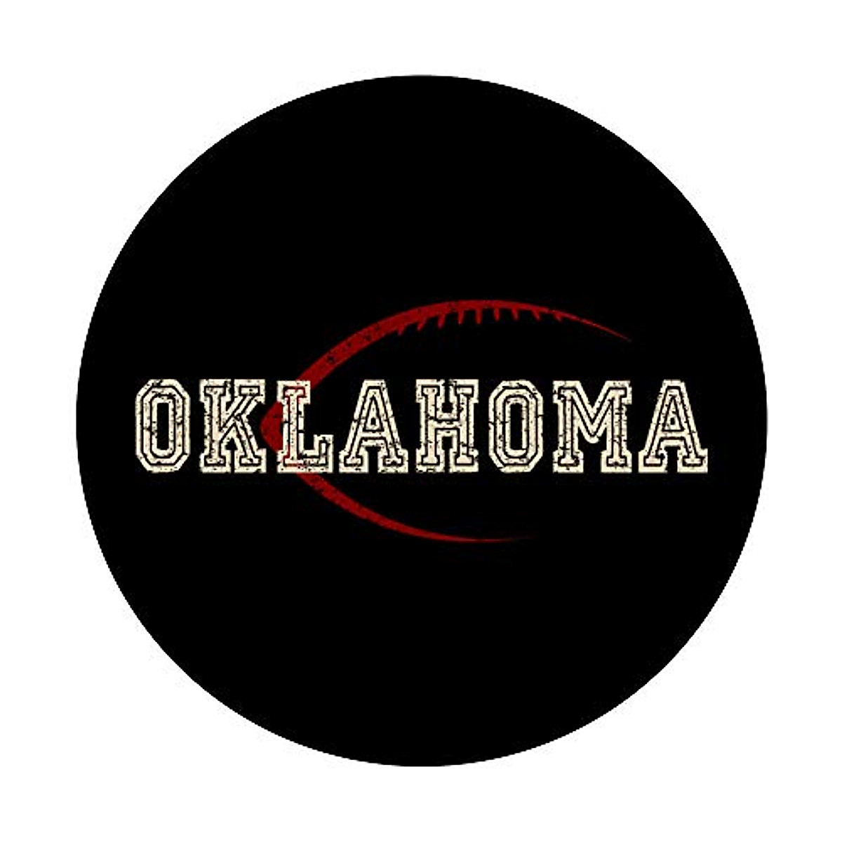 Oklahoma Football Icon PopSockets PopGrip: Swappable Grip for Phones & Tablets