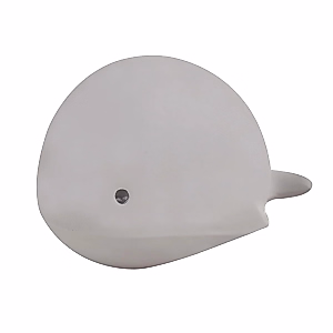 Tikiri Toys Ocean Buddies Whale Natural Rubber Rattle (Gray)