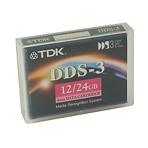 TDK DDS-3 125m Tape 12/24 GB ,Part # DC4-125-10 Pack
