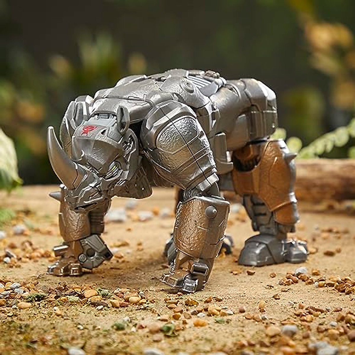Transformers Toys Rise of The Beasts Movie, Smash Changer Rhinox Converting Action Figure for Ages 6 and up, 9-inch