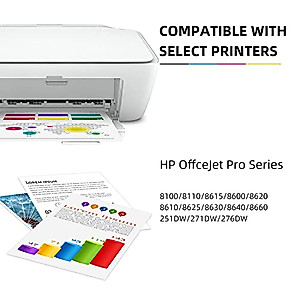 950XL 951XL Ink Replacement for HP OfficeJet Pro 8600 8610 8620 Printer Ink Cartridge Compatible for HP 950 951 XL HP950 HP951 XL Combo Pack to Officejet pro 8100 8625 8630 8660 8615 276DW Printer