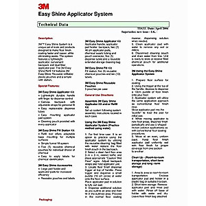 3M Easy Shine Applicator Kit, 1/Case