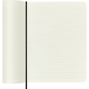Moleskine Classic Notebook, Soft Cover, XL (7.5" x 9.5") Ruled/Lined, Black, 192 Pages