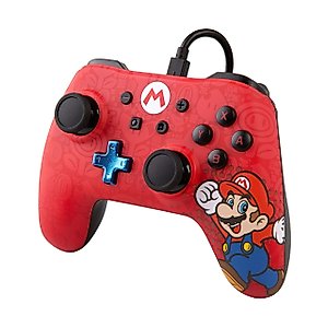 PowerA Wired Controller for Nintendo Switch - Mario, Gamepad, Game controller, Wired controller, Officially licensed