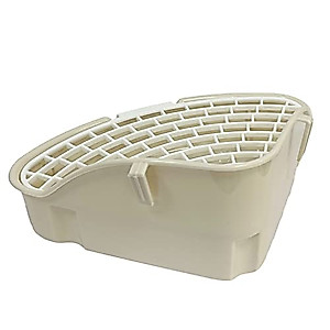 Cage Potty Trainer Corner Litter Box for Small Animals Hamster Rabbit Guinea Pig Ferret Gerbil Chinchilla